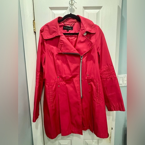 Black Rivet | Jackets & Coats | Black Rivet Womens Fuscia Trench Coat ...